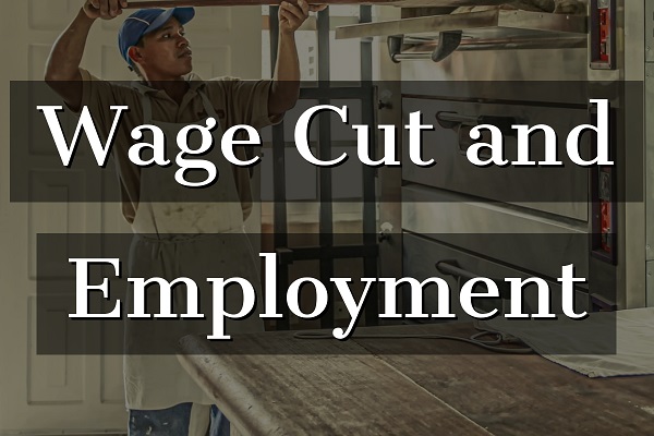 Wage Cut and Employment – Aim Institute of Economics